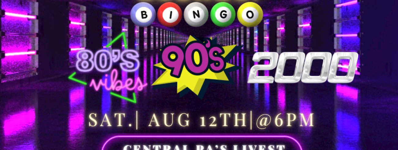 Quacey’s Presents Rep Your Decade Bingo